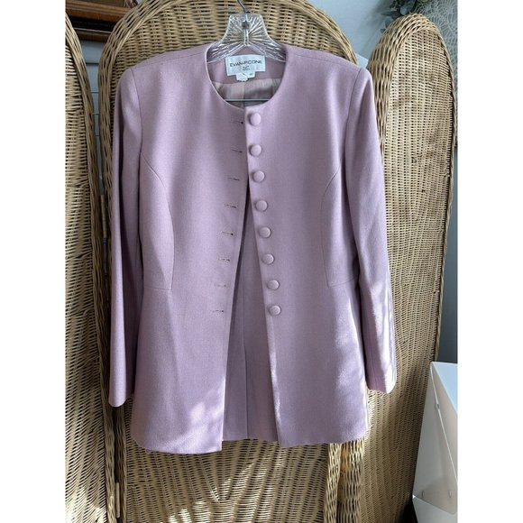 Evan Picone | Skirts | Evan Picone Skirt Suit 4p Mauve Dusty Rose ...